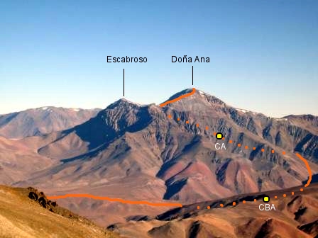 Cerro Doña Ana - Normal - Andeshandbook