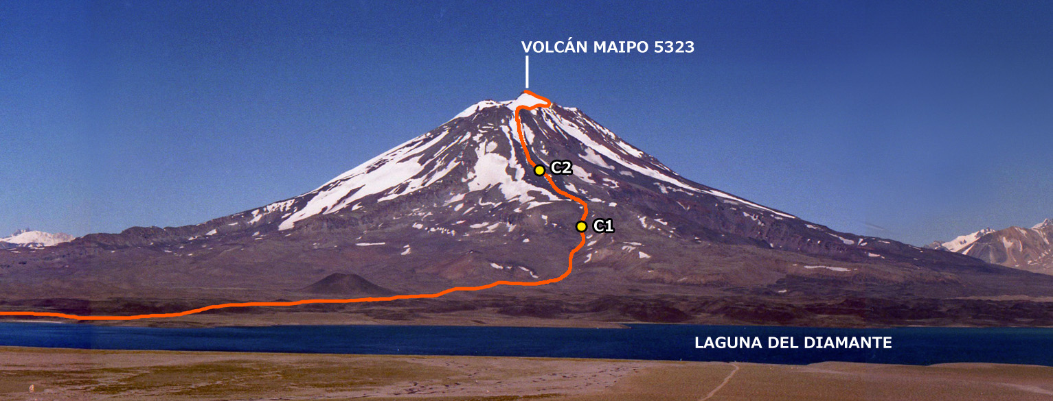 Volcán Maipo - Ladera Este - Andeshandbook