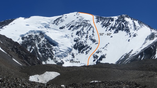 Cerro El Plata - Pared Sur - Andeshandbook