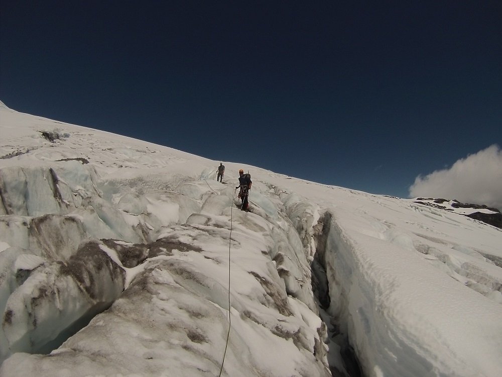 Volcán Michinmahuida - Cara Oeste - Andeshandbook