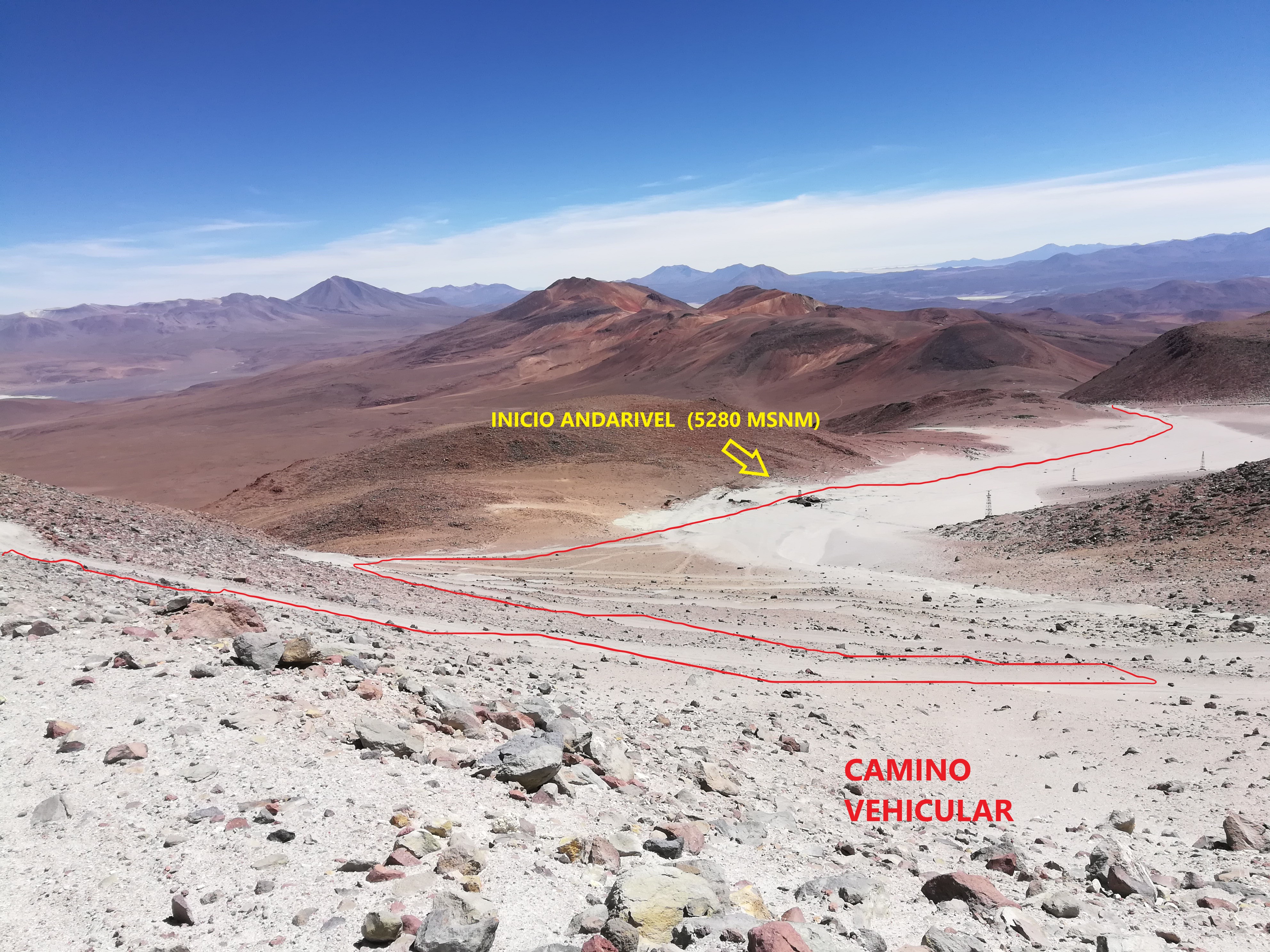 Volcán Aucanquilcha - Normal por Azufrera - Andeshandbook