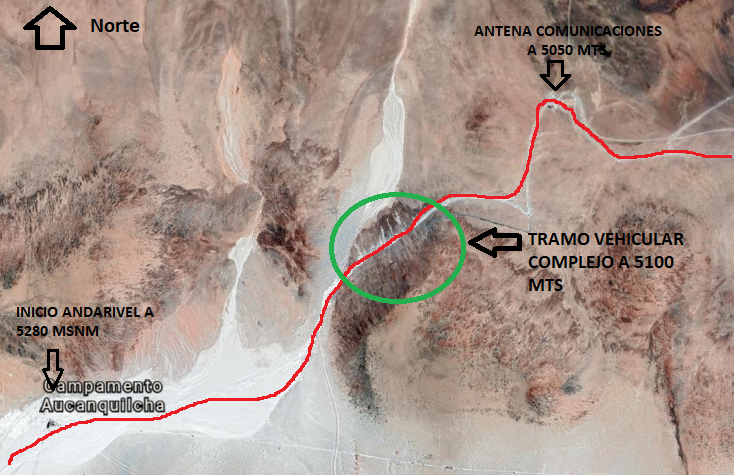 Volcán Aucanquilcha - Normal por Azufrera - Andeshandbook