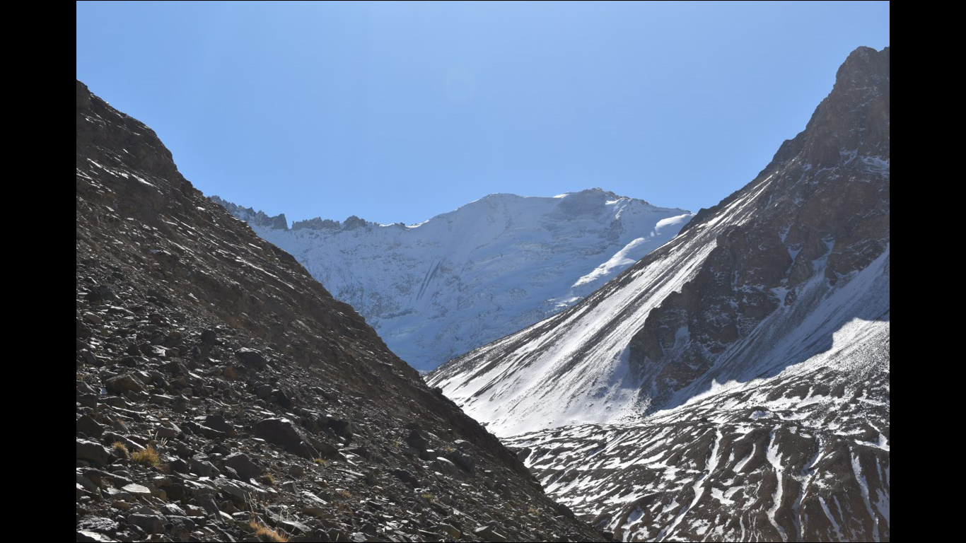 Cerro Seler - Cara Sur Vía Cajón de Pincheira a Cumbre Sur - Andeshandbook