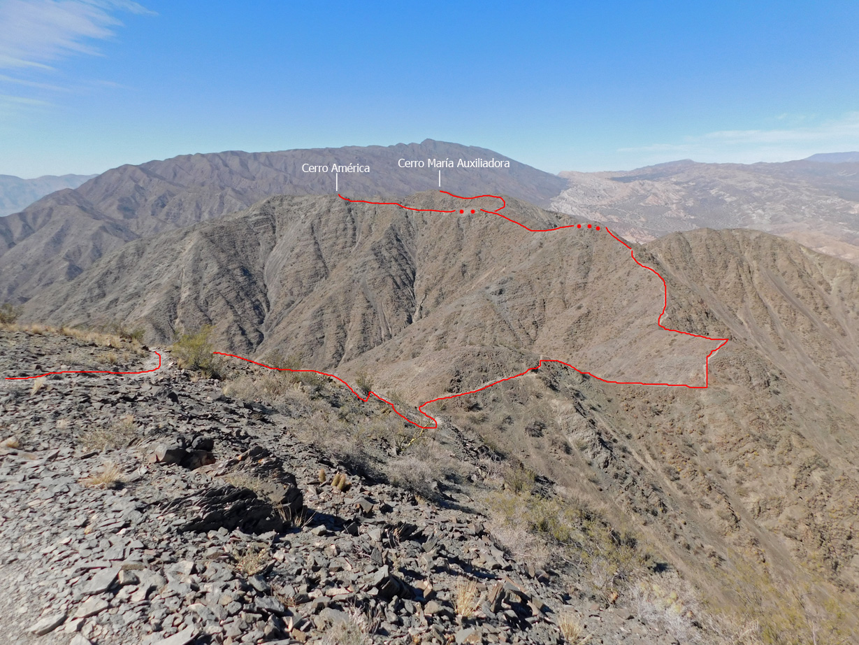 Cerro Negro (Zonda) - Normal - Andeshandbook