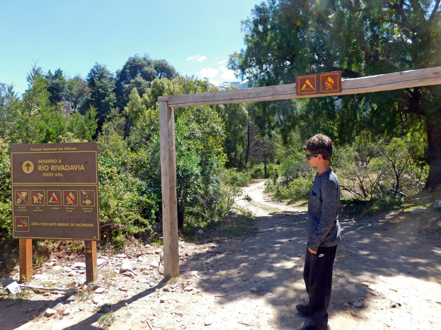 Parque Nacional Los Alerces - Río Rivadavia - Andeshandbook