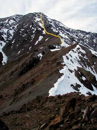 Cerro de Ramón - Quebrada de Peñalolén - Andeshandbook
