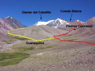 Cerro Mercedario - Ruta Normal o de los Incas - Andeshandbook