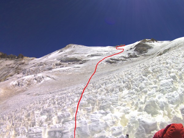 Cerro Seler - Cara Sur Vía Cajón de Pincheira a Cumbre Sur - Andeshandbook