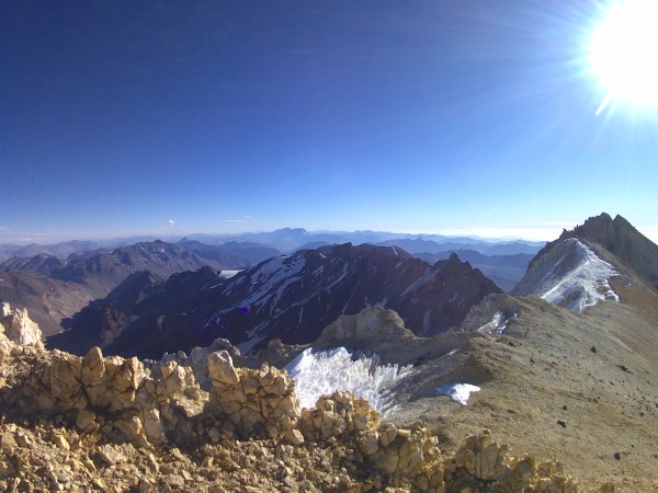 Cerro Seler - Cara Sur Vía Cajón de Pincheira a Cumbre Sur - Andeshandbook