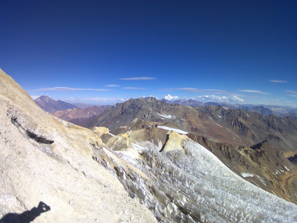 Cerro Seler - Cara Sur Vía Cajón de Pincheira a Cumbre Sur - Andeshandbook